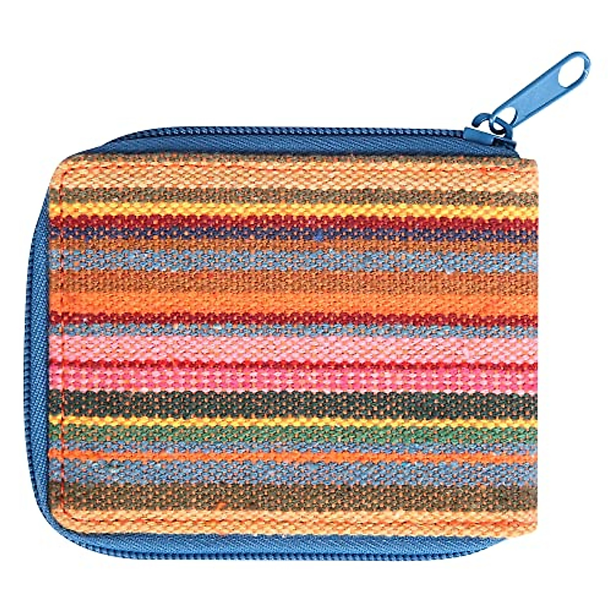 KAVU Wallowa Wallet Bifold Woven Cotton Wallet - Aloha Stripe