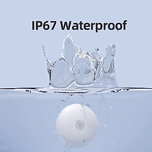 HEIMAN WiFi Water Leak Detector, Smart Water Sensor Alarm, 75 dB Water Flooding Alerts and App Remote Notifications, Leak and Drip Detectors for Home, Basement, Kitchen, Laundry, Bathroom