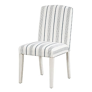 HAUSHECK Round 4 Wooden Table w/Solid Wood Tapered Legs, Upholstered High Backrest Chair, Soft Padded Cushion, Modern Home Furniture, 5-Pieces Kitchen & Dining Room Sets, White