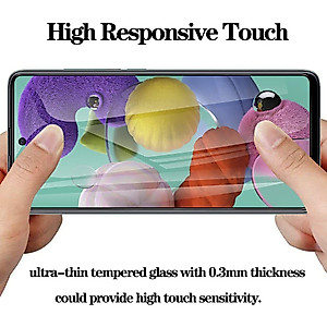 NC 2 Pack Privacy Screen Protector Compatible with Samsung Galaxy A33 / A42 / A32 / A12/ A13 / A02S / A03S, Tempered Glass Anti-Glare Full Coverage Film, Anti-Spy Black Shield Saver