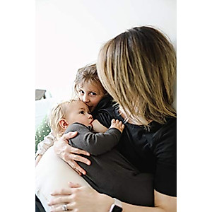 Snuggle Me Organic | Feeding Support | Nursing, Bottle Feeding and Bonding Support | Organic Cotton, Fiberfill | Natural