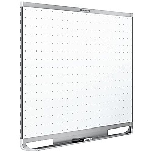 Quartet Magnetic Whiteboard, White Board, Dry Erase Board, 8' x 4', Silver Aluminum Frame, Prestige 2 Total Erase (TEM548A)