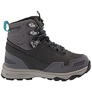 Vasque Kids Breeze Waterproof Hiking Boot, Magnet/Baltic, 2 Medium