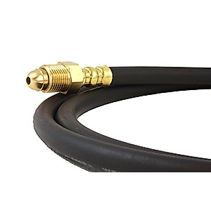 Flowmeter Hose with 5/8"-18 Male Connectors - 5 Feet Long