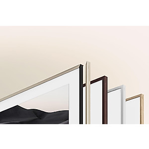 SAMSUNG 55-inch The Frame Customizable Bezel Modern White (VG-SCFA55WTBZA, 2021 Model)