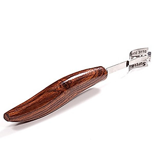 SAINT GERMAIN Premium Hand Crafted Bread Lame for Dough Scoring Knife, Lame Bread Tool for Sourdough Bread Slashing with Blades Included with Replacement with Authentic Leather (Style 2)