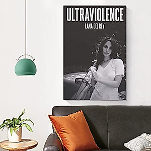 QIUFENG Qiufeng2015 3 Panel Hanging Posters Vertical Ultraviolence Lana Del Rey Unframe-Style 12x18inch(30x45cm)