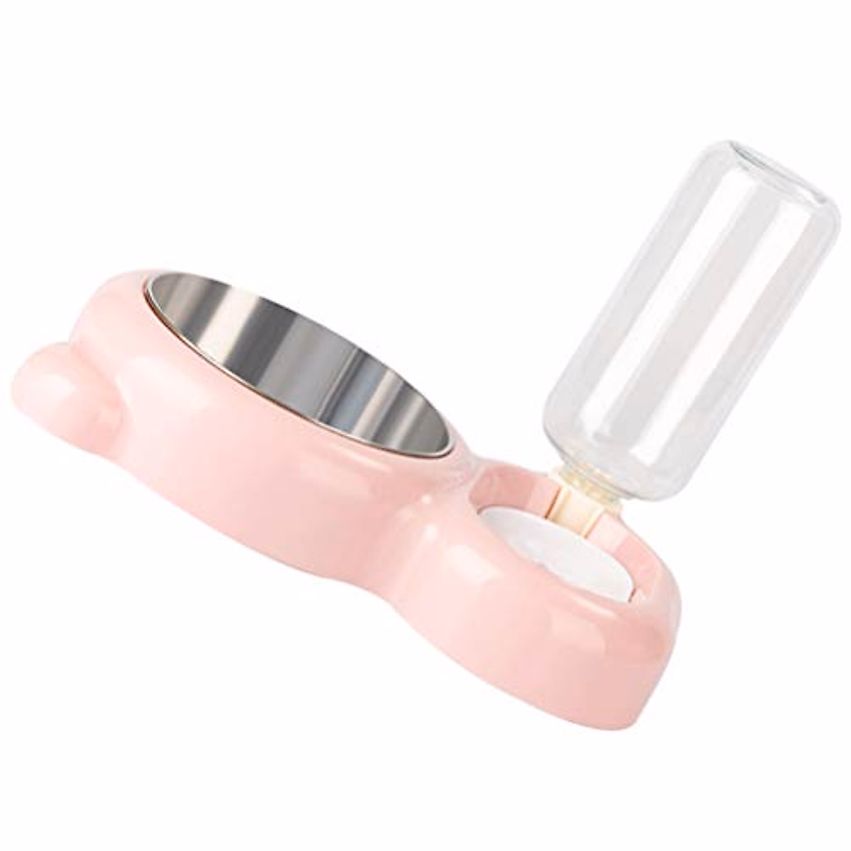 balacoo Water Food Bowls Cat Dog Water Food Dispenser Set Automatic Pet Water Feeder Food Bowl Container