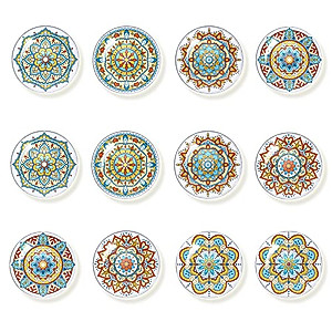 STARUBY Refrigerator Magnets 12 pcs Funny Fridge Magnets Decorative Magnets for Whiteboard Cute Locker Magnets for Boys and Girls Glass Magnets for Refrigerator Office and Kitchen