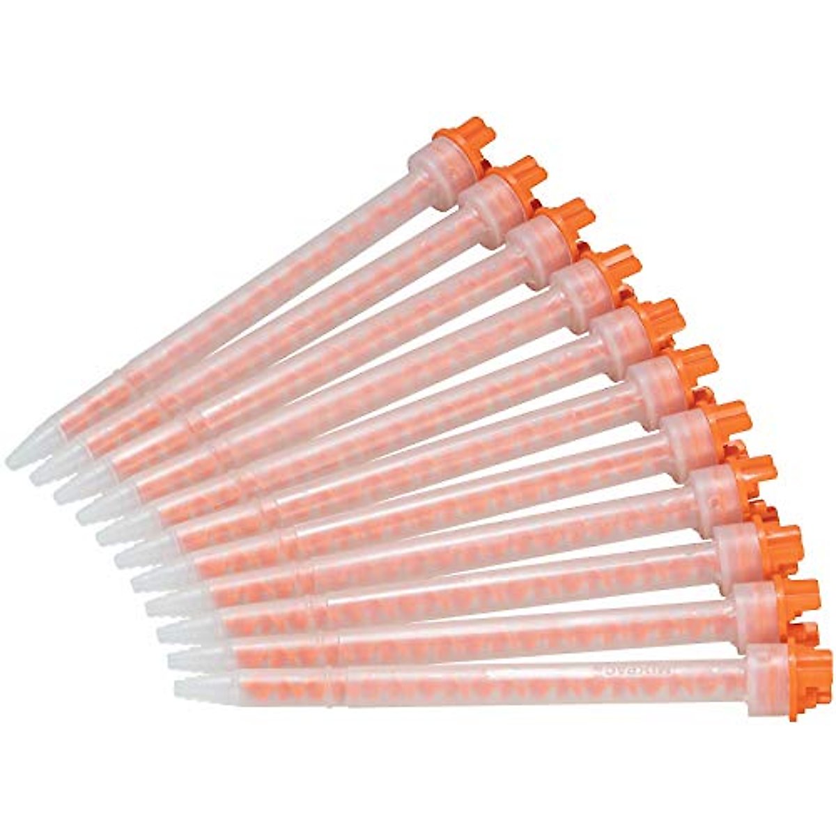 SCIGRIP 13147 Mixing Nozzle Applicator for Adhesives 470 ml and 490 ml, 10:1 Mixing Ratio (Pack of 12)