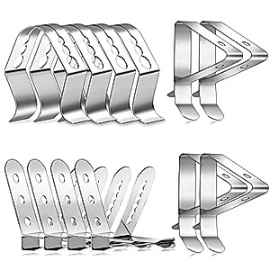 12 Pieces Meat Thermometer Probe Clip Holder Three-Hole Barbecue Probe Clip 3 Styles Grill Thermometer Clip Holder for BBQ Oven Grill Ambient Thermometer Temperature Reading