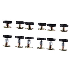 Holibanna 3pcs Bed Shake stabilizer Bed Anti Tool Threaded Bed Frame Bed Frame Anti Collision Stop Mattress Tool Bed Frame Fixer Bed Wall Stopper Wall Door Stopper Hardware Adjustable Iron