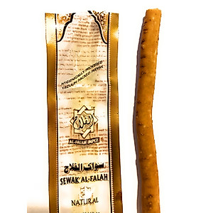 Miswak Stick - Sewak Al-Falah - Hygienically Processed and Vacuumed Packed - 1 Stick by Al-Falah Impex
