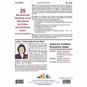 25 Reproducible Literature: Circle Role Sheets for Fiction and Nonfiction Books