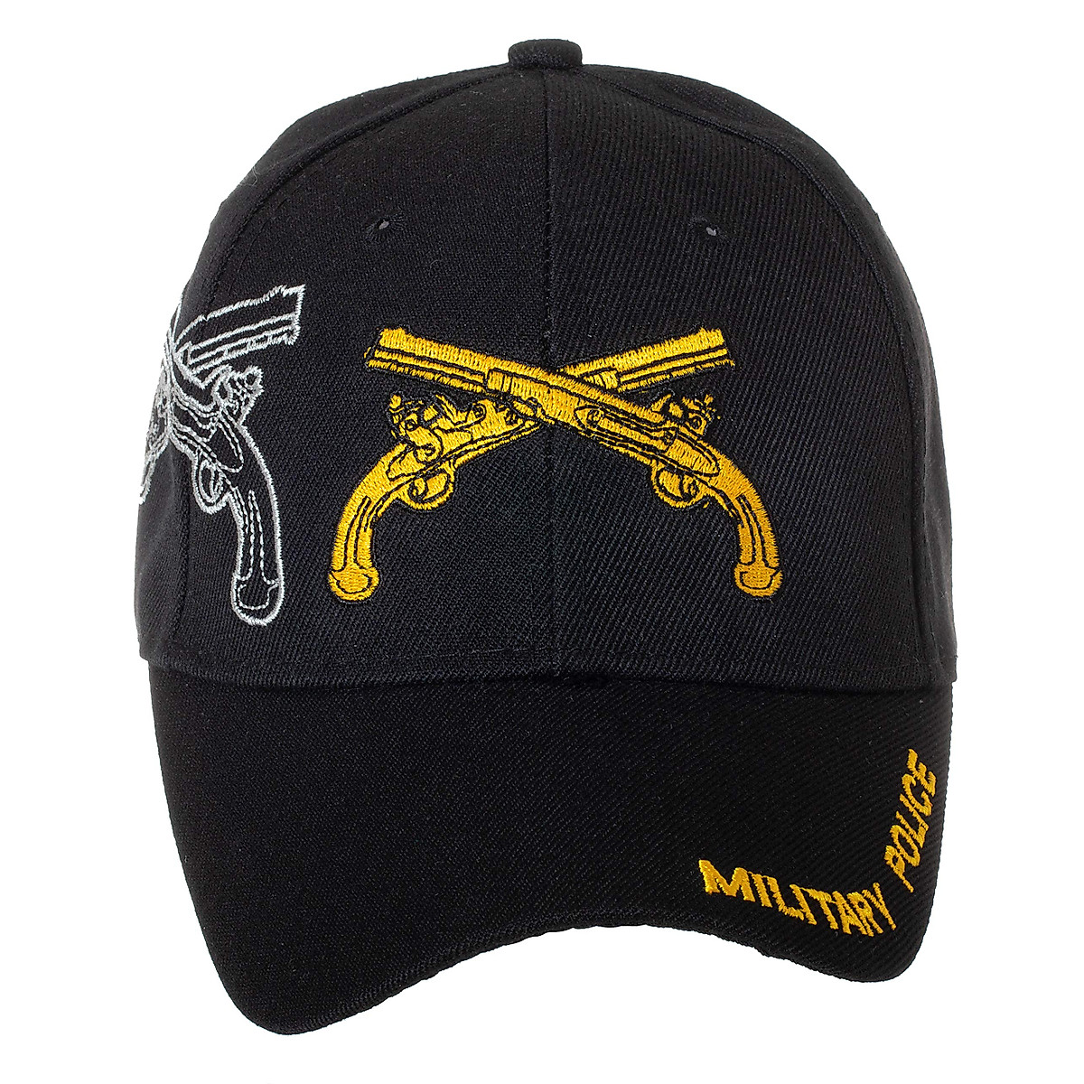 Officially Licensed US Army Military Police Embroidered Black Adjustable Baseball Cap