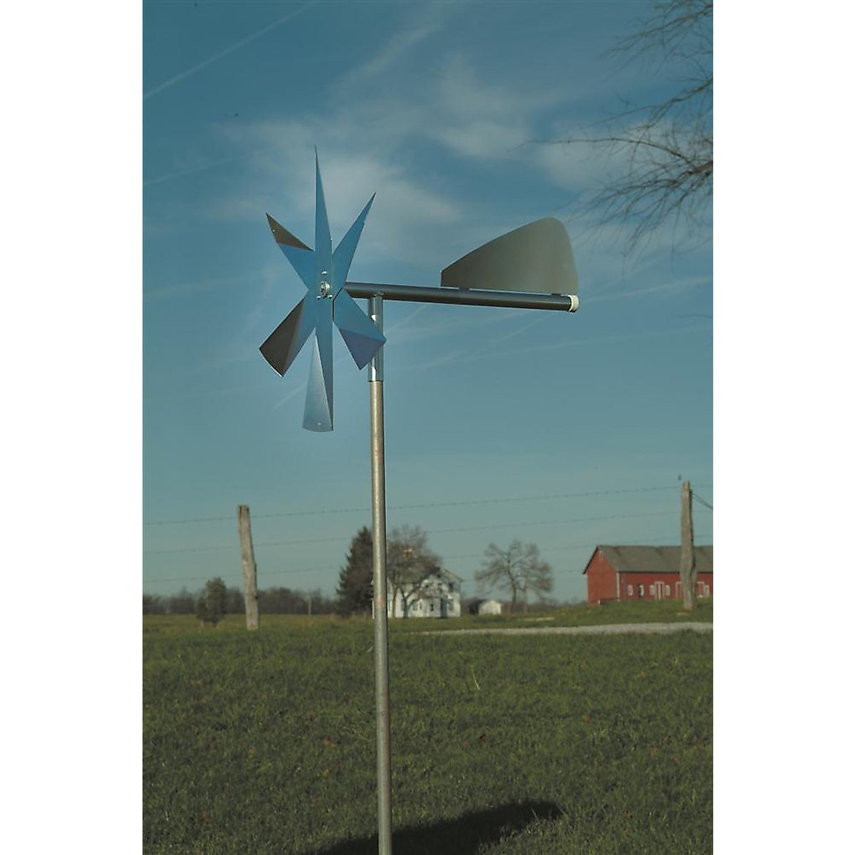 Lehman's Mole Chasing Humane Deterrent Windmill Covers 20,000 Feet Using Vibrations from Wind, Single