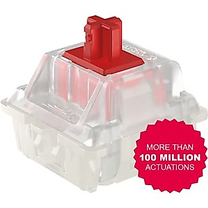 Cherry MX Board 3.0 S Wired Gamer Mechanical Keyboard with Aluminum Housing - MX Red Switches (Slight Clicky) for Gaming and Office - Customizable RGB Backlighting - Full Size - Black