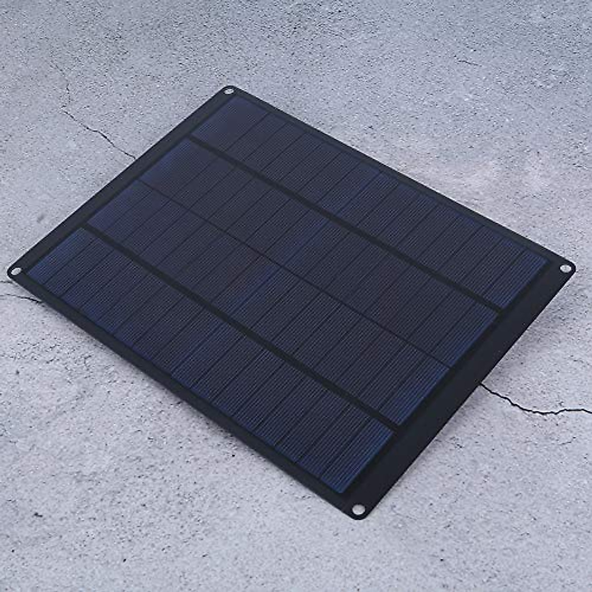 Delaman Solar Panel, 10W Solar Panel Kit Waterproof Portable Power Charger Photovoltaic Panel for Car Phone Charge