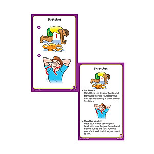 Super Duper Publications | Upper Body and Core Strength Fun Deck | Occupational Therapy Flash Cards | Gross Motor Movement Activity | Educational Learning Materials for Children
