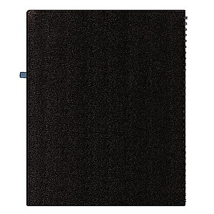Blue Sky Aligned 2024 Weekly and Monthly Planner, 8.5" x 11", Heavyweight Cover, Semi Concealed Wirebound, Black (143588-24)