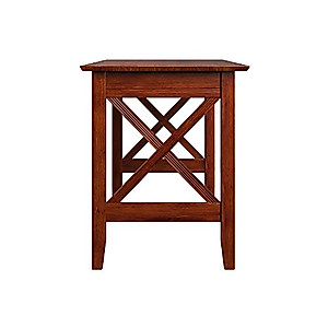 Lexi Multi-Purpose Desk, Writing Desk, Craft Table, Work Table, Computer Desk, 49 inch, Solid Wood, Brown