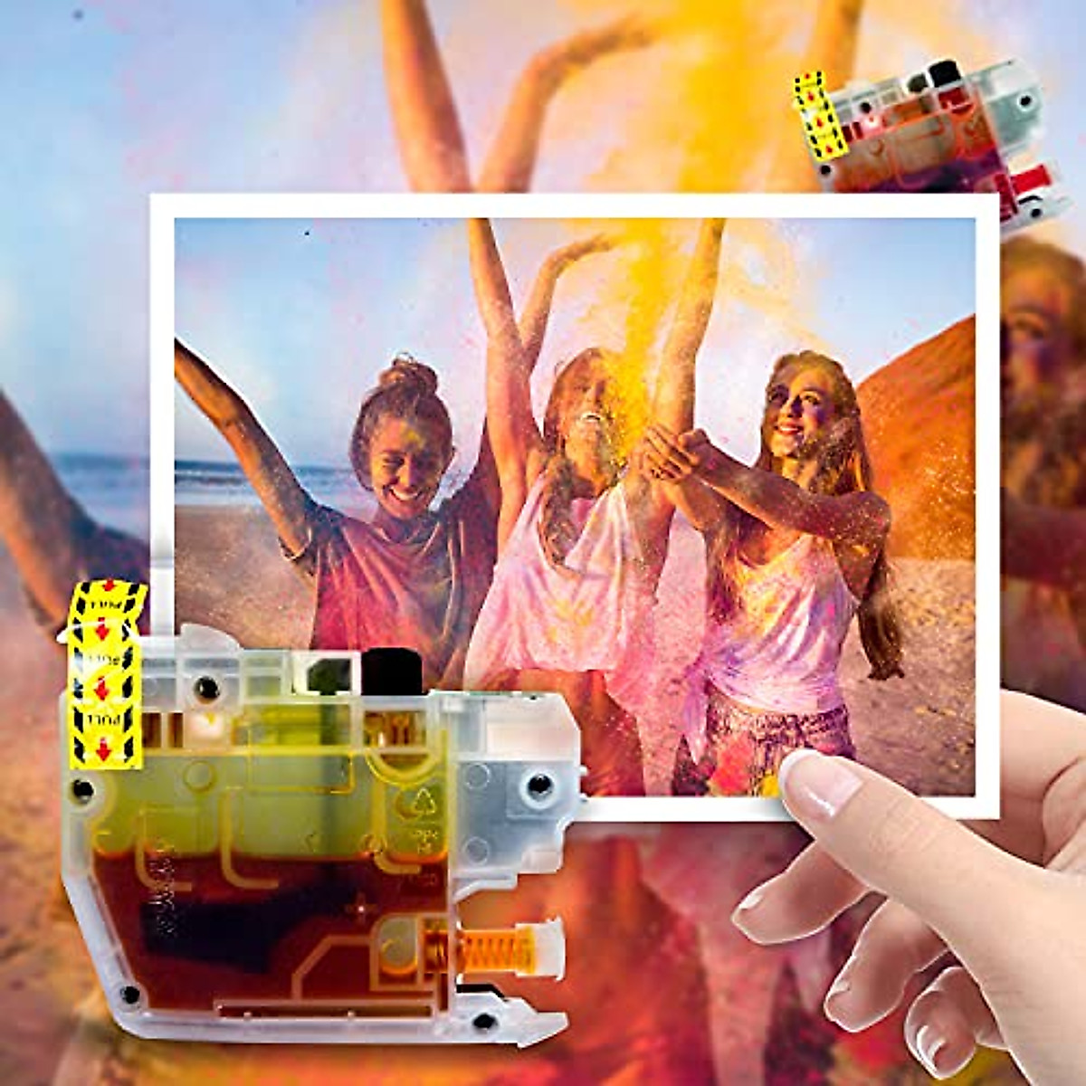 JUNCAI Compatible Ink Cartridge Replacement for Brother LC3013 LC-3013 LC-3013 XL LC3011 for use with Brother MFC-J690DW MFC-J491DW MFC-J497DW(5 Pack with The Latest Upgraded Chips)