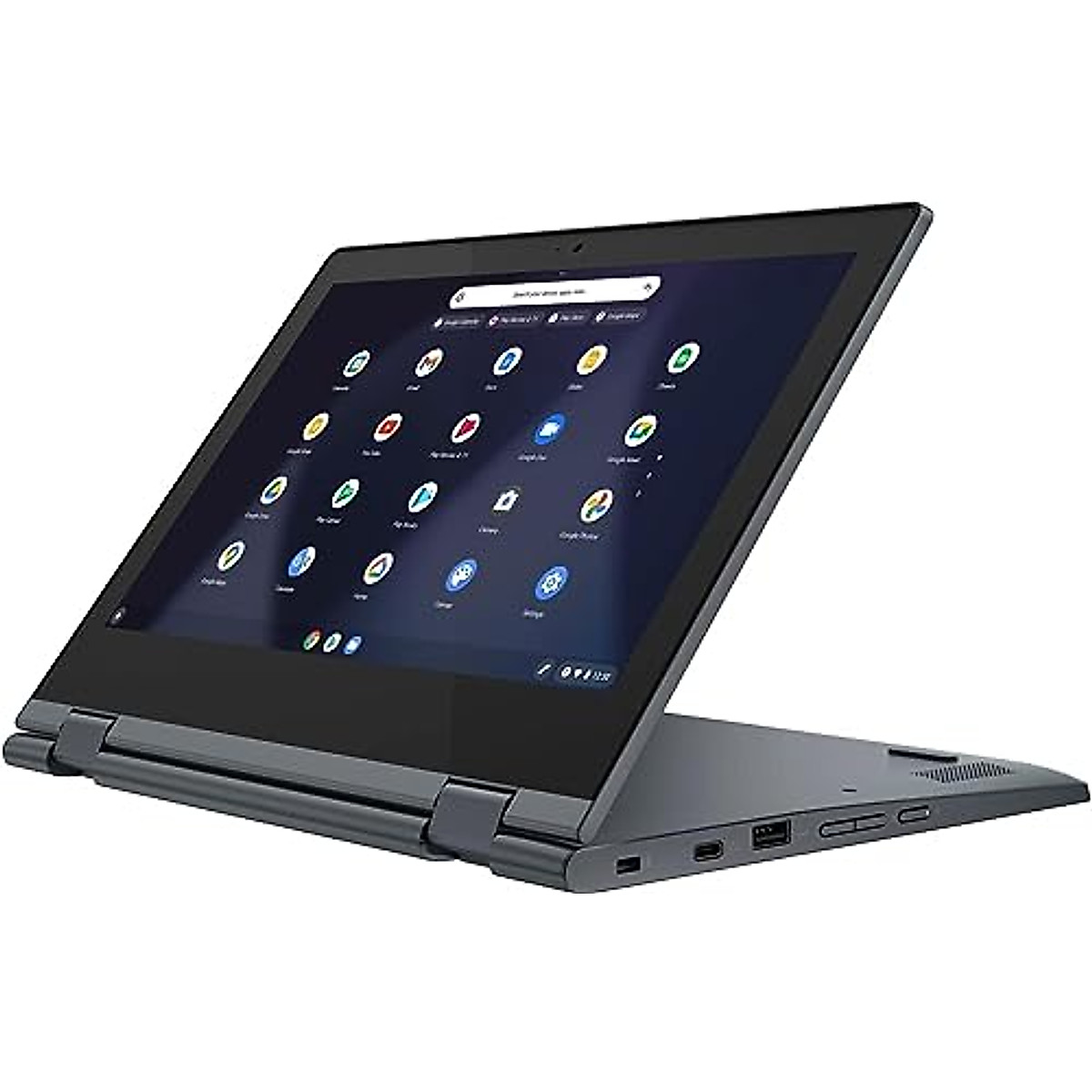 Lenovo 2022 Flex 3 Chromebook 11.6" HD Touch-Screen Laptop, Intel Celeron N4020 Processor, 4GB RAM, 32GB eMMC Flash Memory, HD Webcam, Chrome OSChrome OS, Abyss Blue, 32GB USB Card