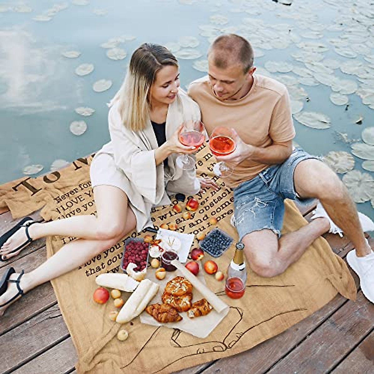 Basiole Gifts for Boyfriend Husband Blanket, I Love You Gifts for Him, Romantic Gifts for Men, Anniversary Birthday Gifts for Boyfriend, Valentines Day Gifts for Boyfriend Throw Blankets 50"X60"