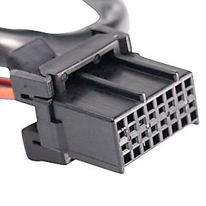 ORTUS UNI Power Heated Mirror w/Amber Signal Driver Left Fits (Plastic Textured Black)