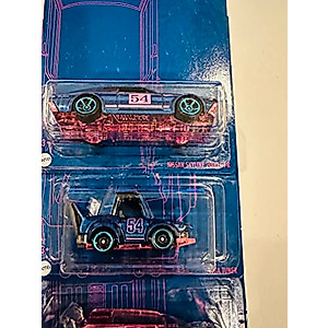 Hot Wheels 2022 - Pearl & Chrome Series 2 - Set of 5 - with Out Chase - Skyline 2000 GT-R, Fairlady Z, Baja Bug, 53 Chevy, Manga Tuner - Ships Bubble Wrapped in a Box