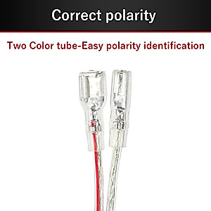 RED WOLF Car Door Speaker Install Wire Harness Adapter Connector for Chevy GMC Silverado Sierra 1995-2009, Buick 1995-2006, Cadillac 1988-1999 4PC