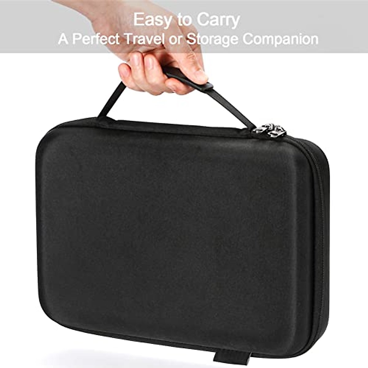 RAIACE Hard Storage Case Compatible with Apple Mac Mini M1. (Case Only, Not Include The Device and Accessories) - Black(Black Lining)