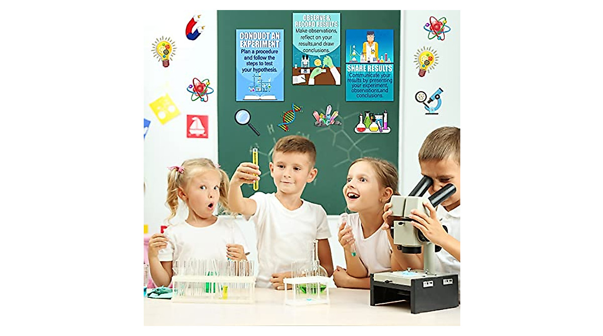 Science Bulletin Board Set: Classroom Decor & Lab Supplies