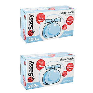 Sassy Baby Disposable Diaper Sacks (400)
