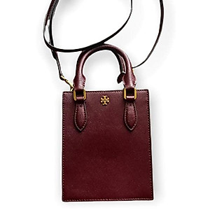 Tory Burch Emerson Mini Shopper Tote (Claret)
