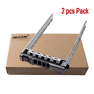 2.5" inch G176J 0G176J G281D KG7NR SAS SATA Hard Drive HDD Tray Caddy Compatible for Dell PowerEdge T440 T640 R330 R430 T430 R630 T630 R730 R830 R930 R320 R420 Server and More - Hot-Swap Tray (2-PACK)