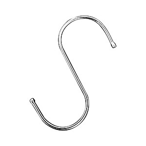 Hanging S Hooks, S Hook For Clothesline, Portable Hook For Clothes, S Hooks For Hanging Plants, Stainless Steel S Hooks, Non Slip S Hooks, Hangable Hooks For Hanging Plants, Clothes, Kitchen Utensil,