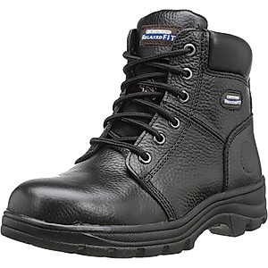 Skechers for Work Women's Workshire Peril Boot, Black, 9 M US