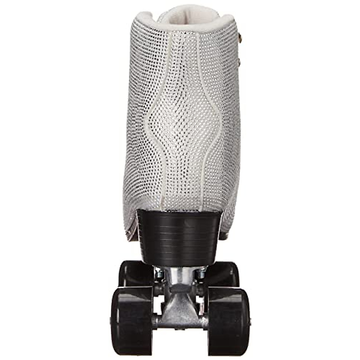 YOKI Women's Classic High-top Rink Roller Skates for Beginners Indoor/Outdoor use Bling Size 9