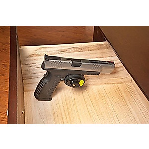 BedSide GunLock Gun Safe Storage Trigger Lock for Guns Pistol Rifles Handguns & Shotguns - Quick Access Mount Accessories for Home Security or Display - Secure Alternative to Safes, Vault and Case