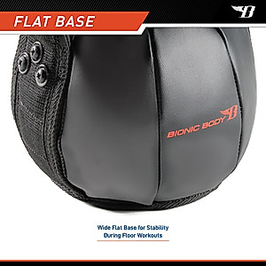 Bionic Body Soft Kettlebell with Handle for Weightlifting, Conditioning, Strength and core Training 35lb BBKB-35