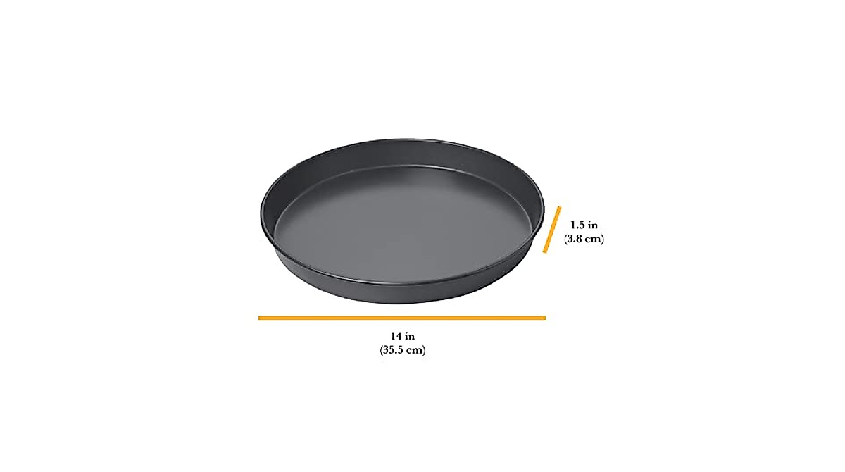 Chicago Metallic Deep Dish Pizza Pan - 14-Inch Non-Stick Bakeware