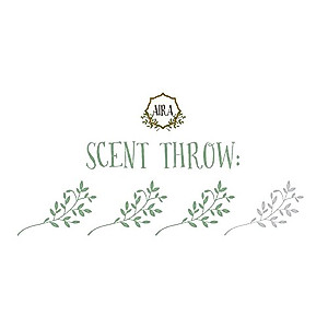 Aira Soy Candles - Organic, Kosher, Vegan, in Mason Jar w/Therapeutic Grade Essential Oil Blends - Hand-Poured 100% Soy Candle Wax - Paraffin Free, Burns 110+ Hours -Relaxing Stress Relief -16 Ounces