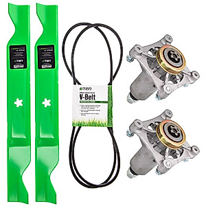 8TEN Deck Rebuild Kit for Husqvarna 46 inch YTH21K46 YTA22V46 YTH20K46 YTH18K46 YTH22V46XLS Blade Spindle Belt
