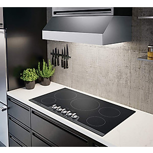 Frigidaire FGEC3648US Gallery Series 36 Inch Electric Smoothtop Cooktop in Stainless Steel