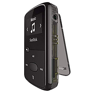Sandisk 8GB Clip Jam MP3 Player (Black) (Renewed)