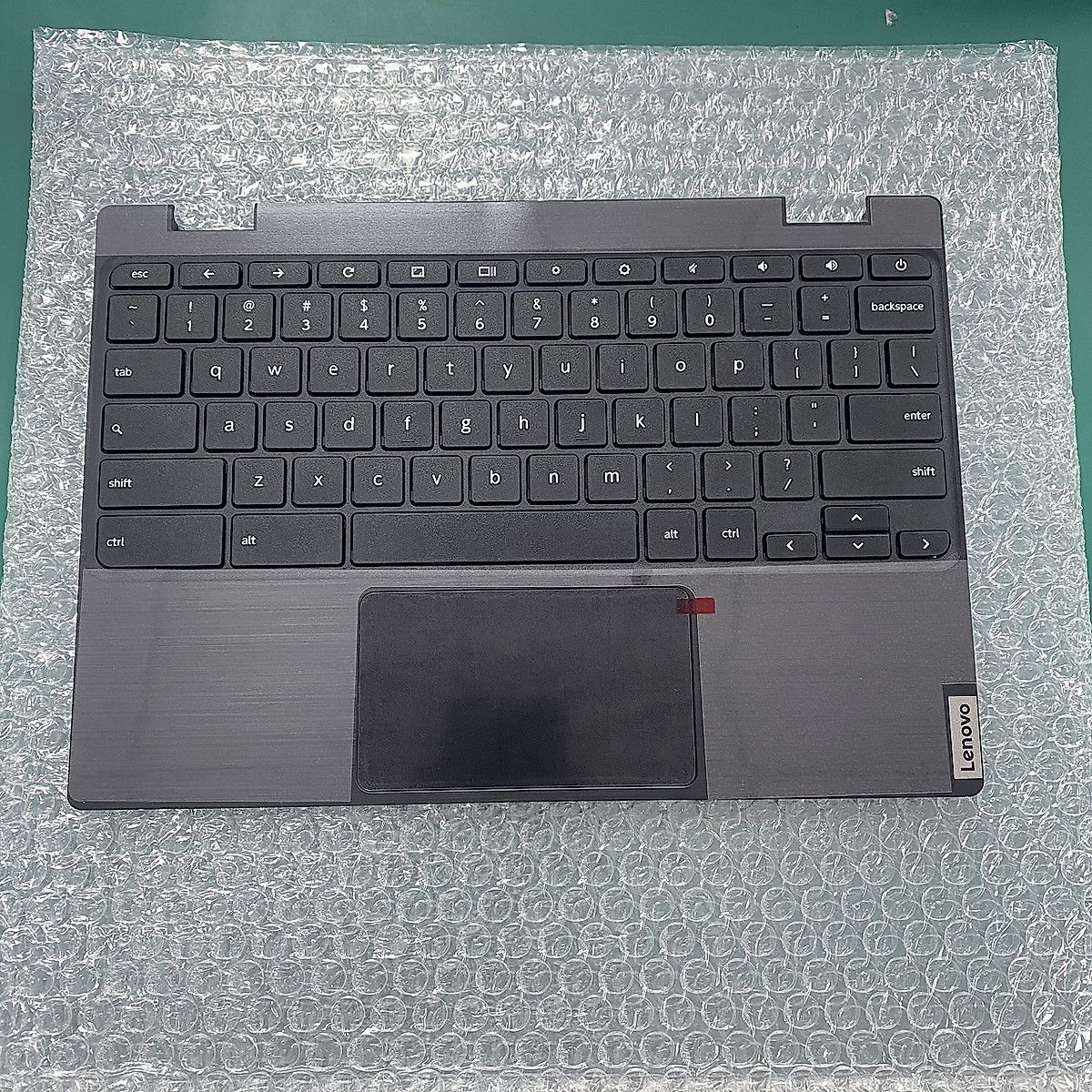 F-HONG ELECTRONIC CO LIMITED New Genuine Replacement for Lenovo Chromebook 100E 2nd Gen MTK Laptop Upper Case Palmrest Keyboard Touchpad Assembly Part 5CB0U26489 5CB0X55485, Black, 11.6 inch