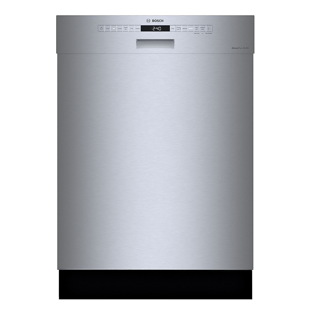 Bosch SHE53B75UC 300 Series 24 Inch Smart Built-In Dishwasher, stainless steel