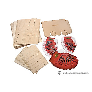 The Broken Token Game Organizer Compatible with Gloomhaven - Wooden Game Organizing Box with Multiple Trays and Dividers