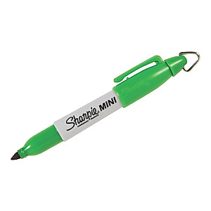 Sharpie 35113PP Mini Sharpie Marker,Permanent,Fine Point,4/ST,BK/RD/BE/GN